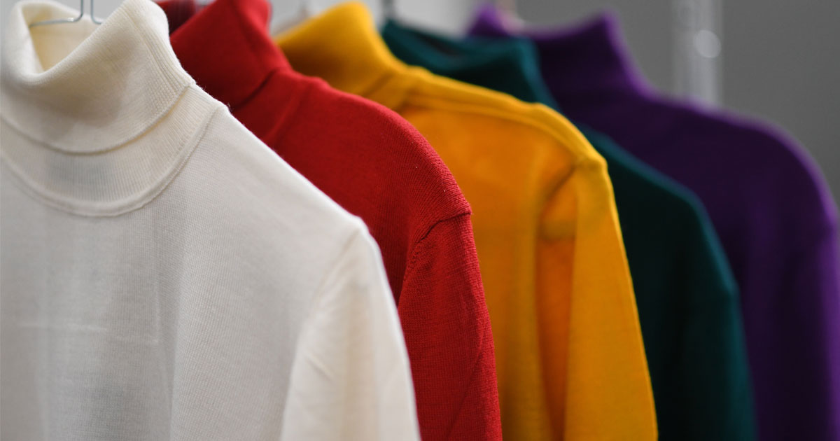 Pull à col roulé chez Henry Habilleur