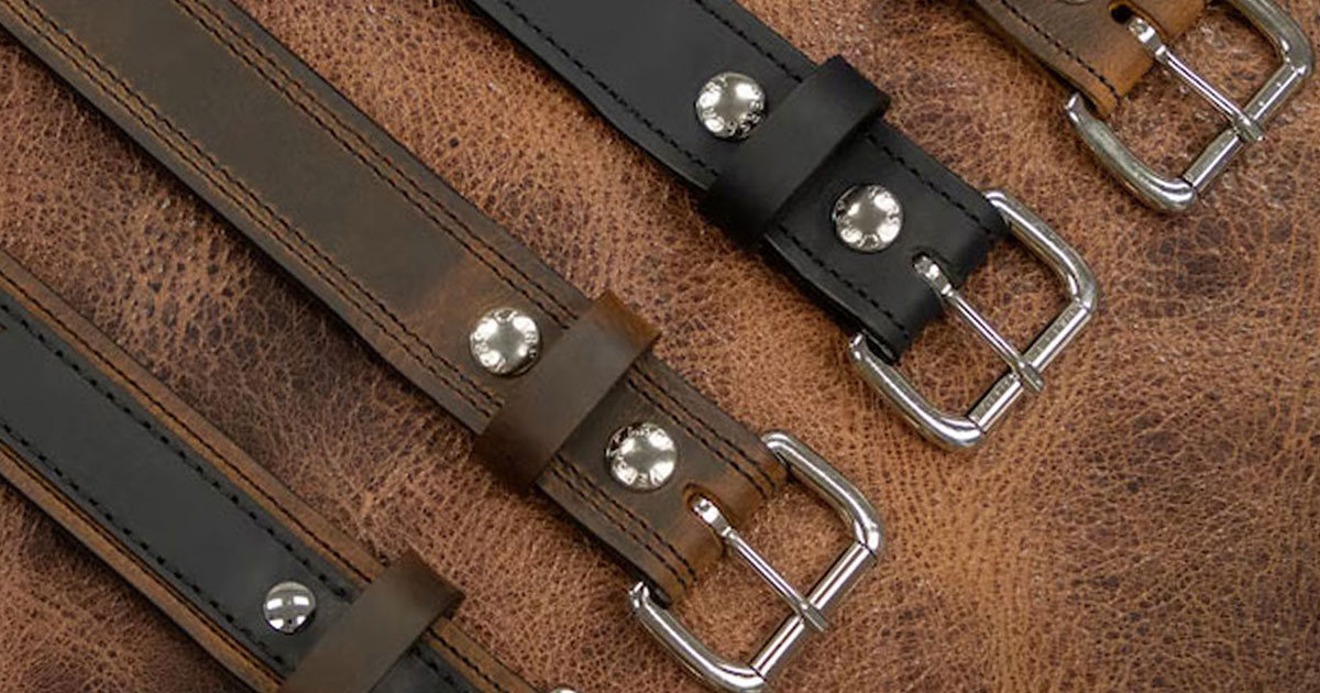 Ceintures en cuir chez Henry Habilleur à Niort